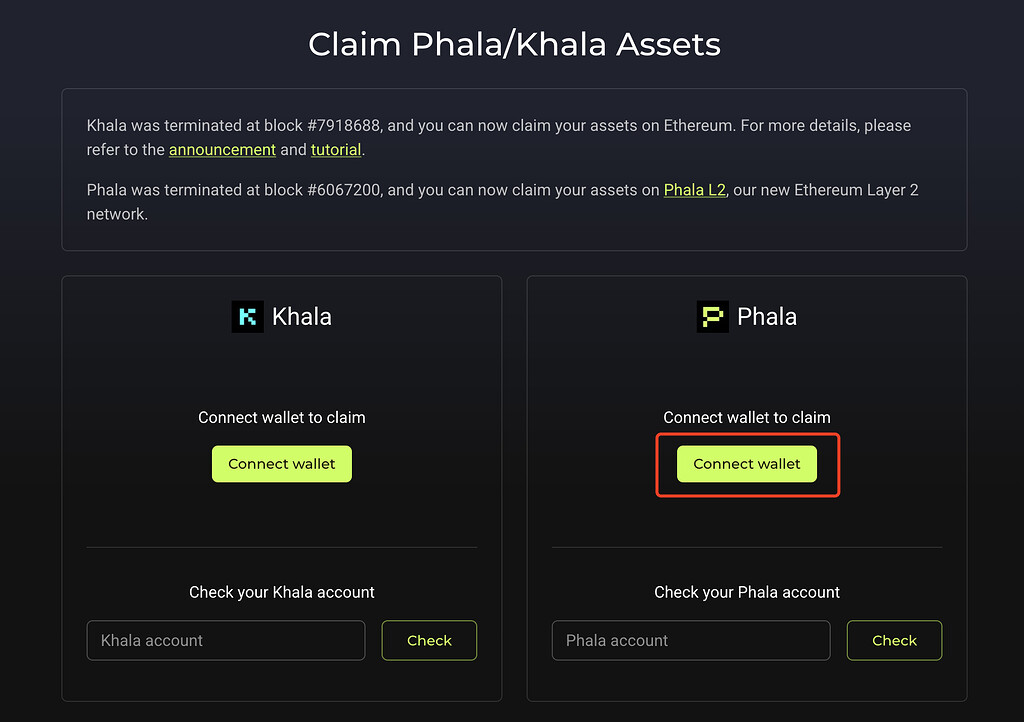 Phala Assets Claim System now alive! - 💬 Community - Phala Forum