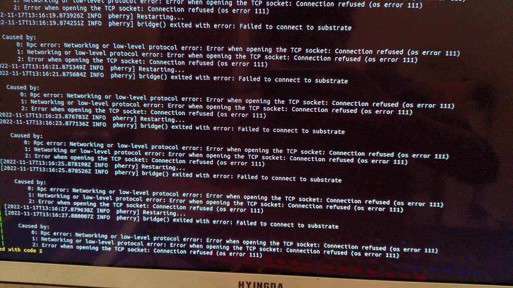 Error 111 - 中文（简） - Phala Community