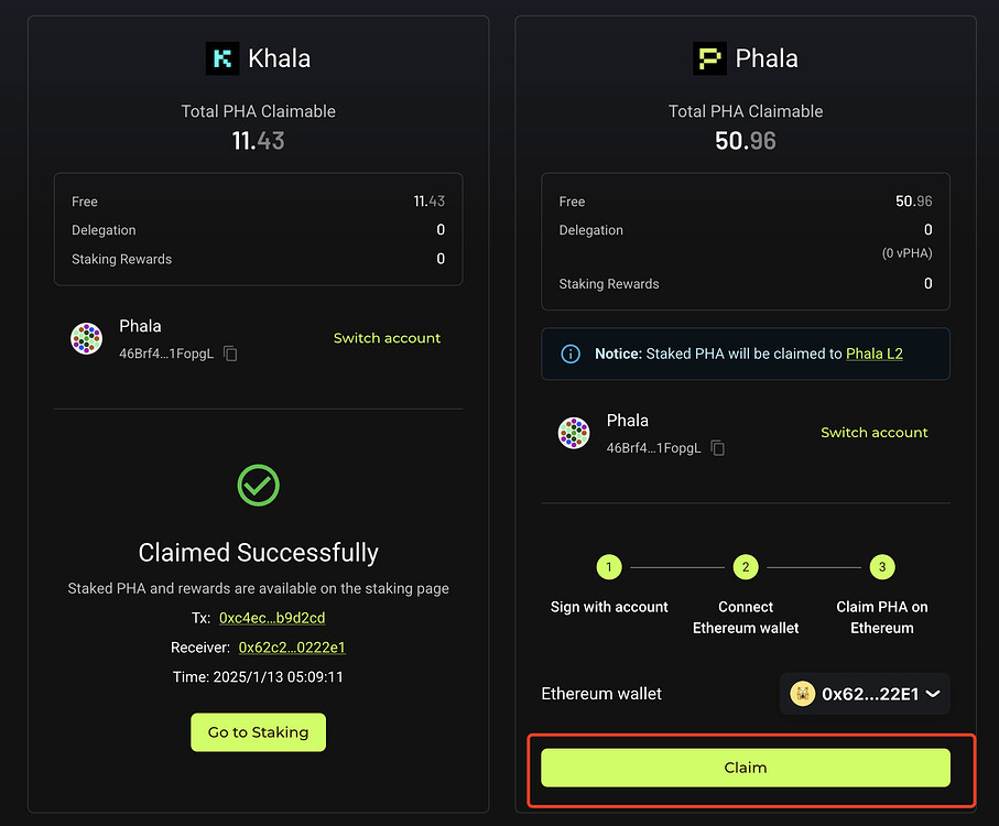 Phala Assets Claim System now alive! - 💬 Community - Phala Forum